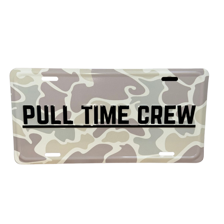 Pull Time Crew License Plate – Pull Time™